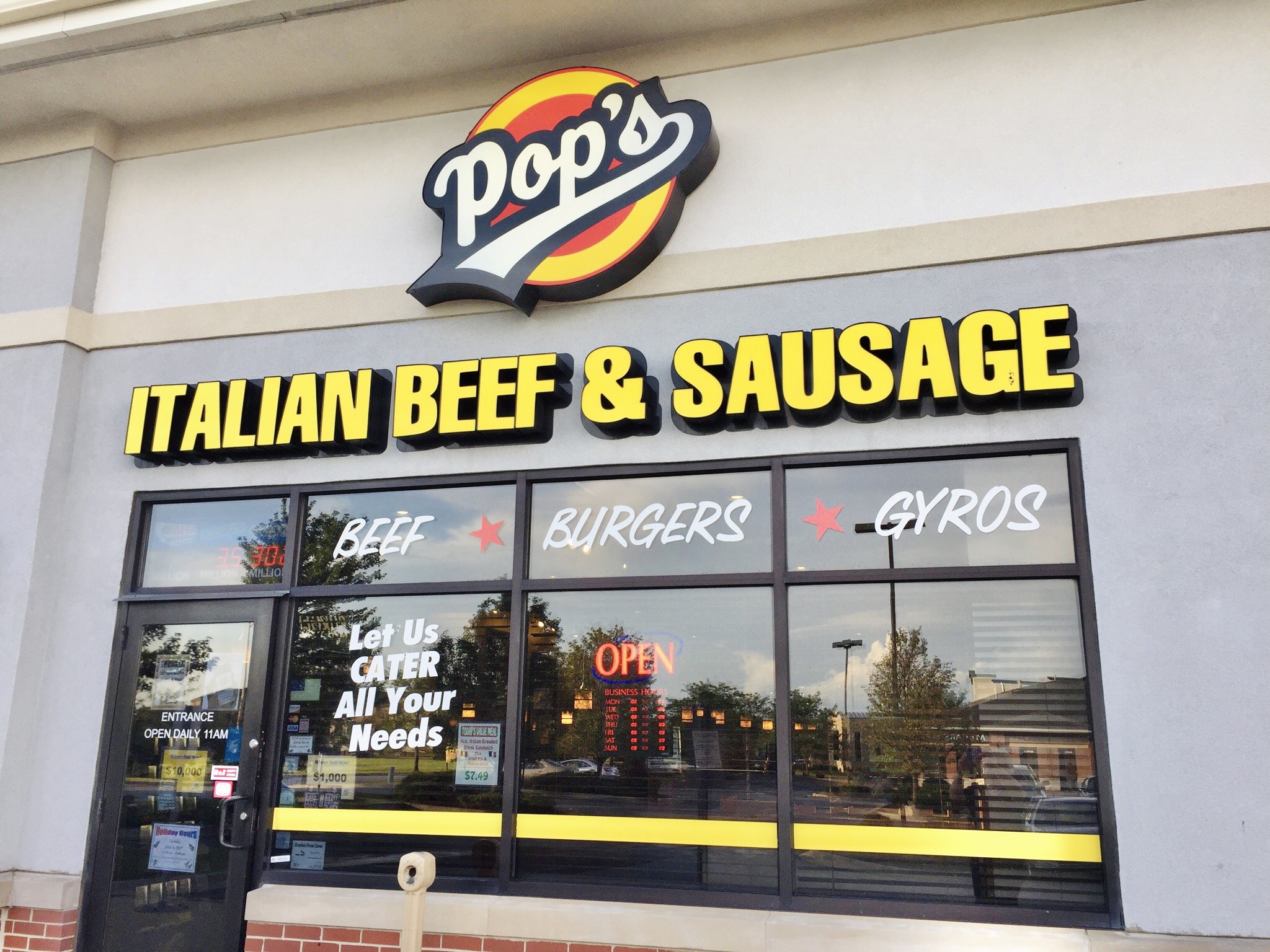Special Deals For Pop's Italian Beef's 42nd Anniversary