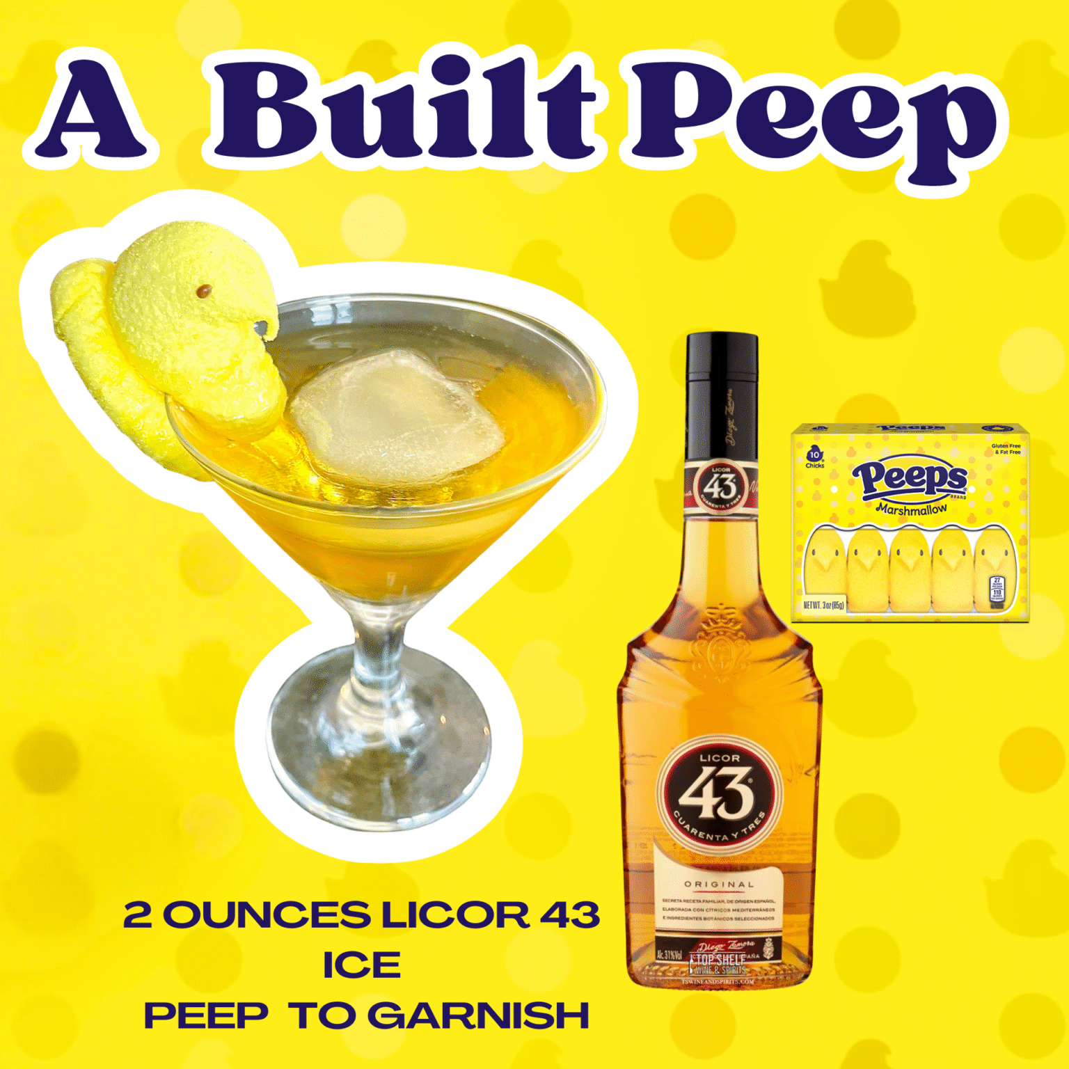 Easiest Easter Cocktail - 'A Built Peep' Drink Recipe — Tinley Park Mom ...